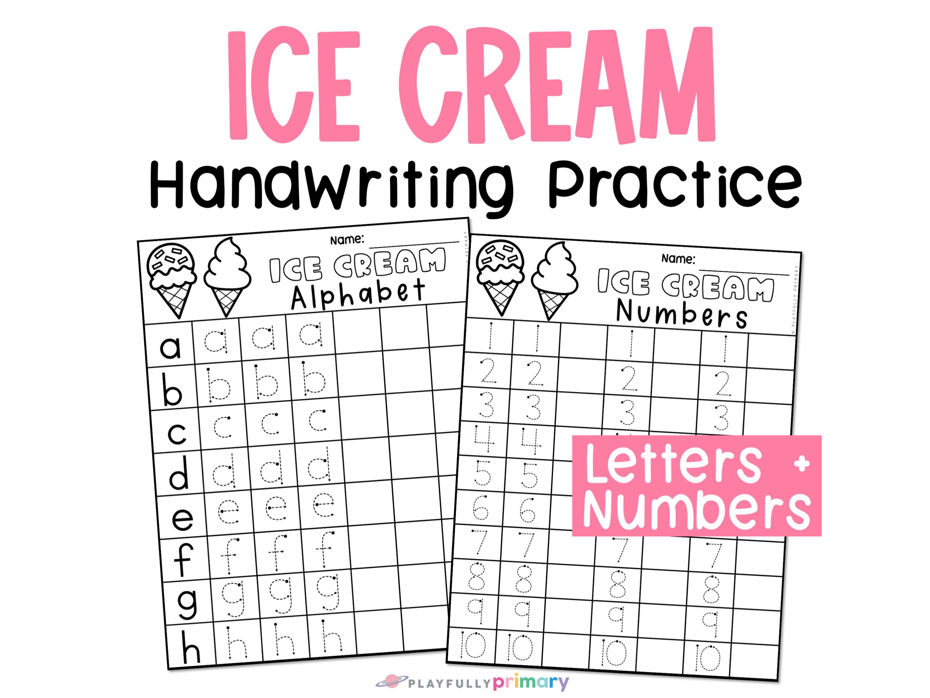 Kindergarten Summer Alphabet Worksheet, Printable Summer Packet Number ...