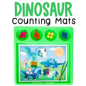 Dinosaur Counting Activities Preschool Counting to 10, Dinosaur ...
