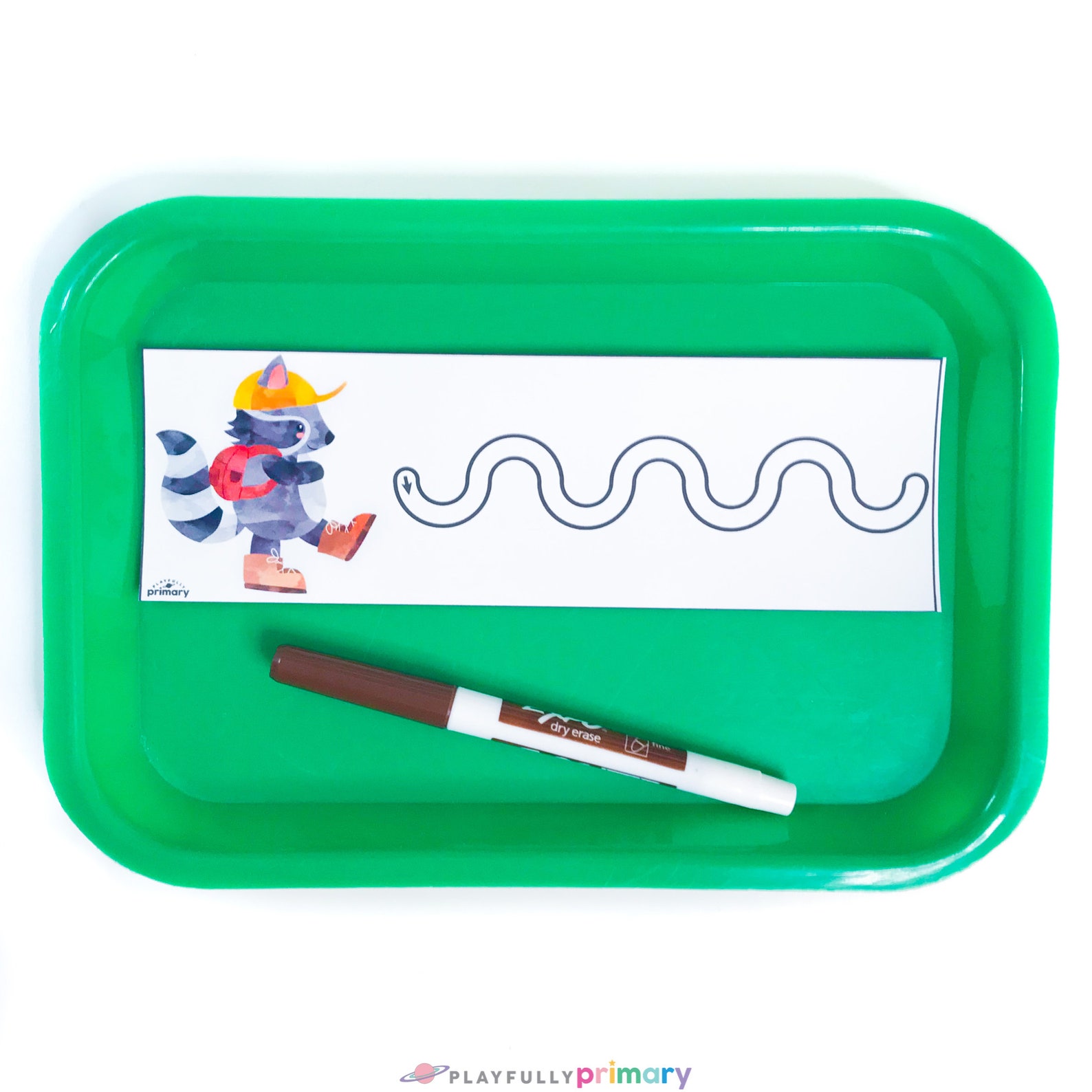 Preschool Tracing Lines, Camping Printable for Preschool Prewriting ...