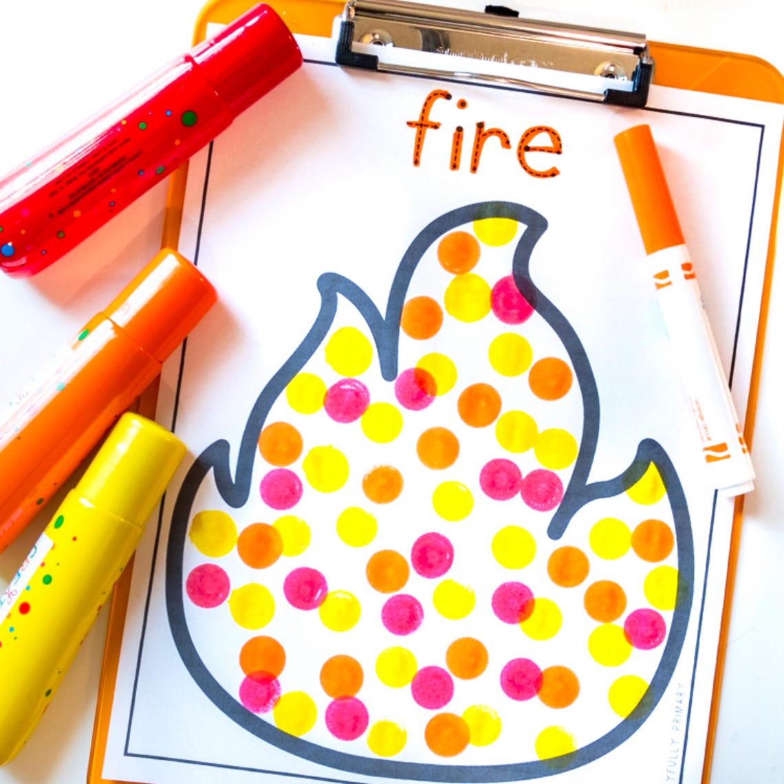 Fire Safety Crafts for Kids Printable | Preschool Craft Templates for ...