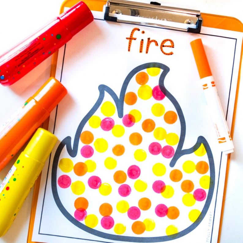 Fire Safety for Kids Craft Printable Worksheets, Preschool Curriculum ...