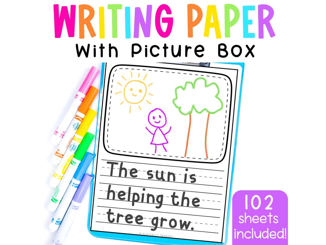 Write and Draw Daily Journal for Kids | Montessori-inspired Printable ...