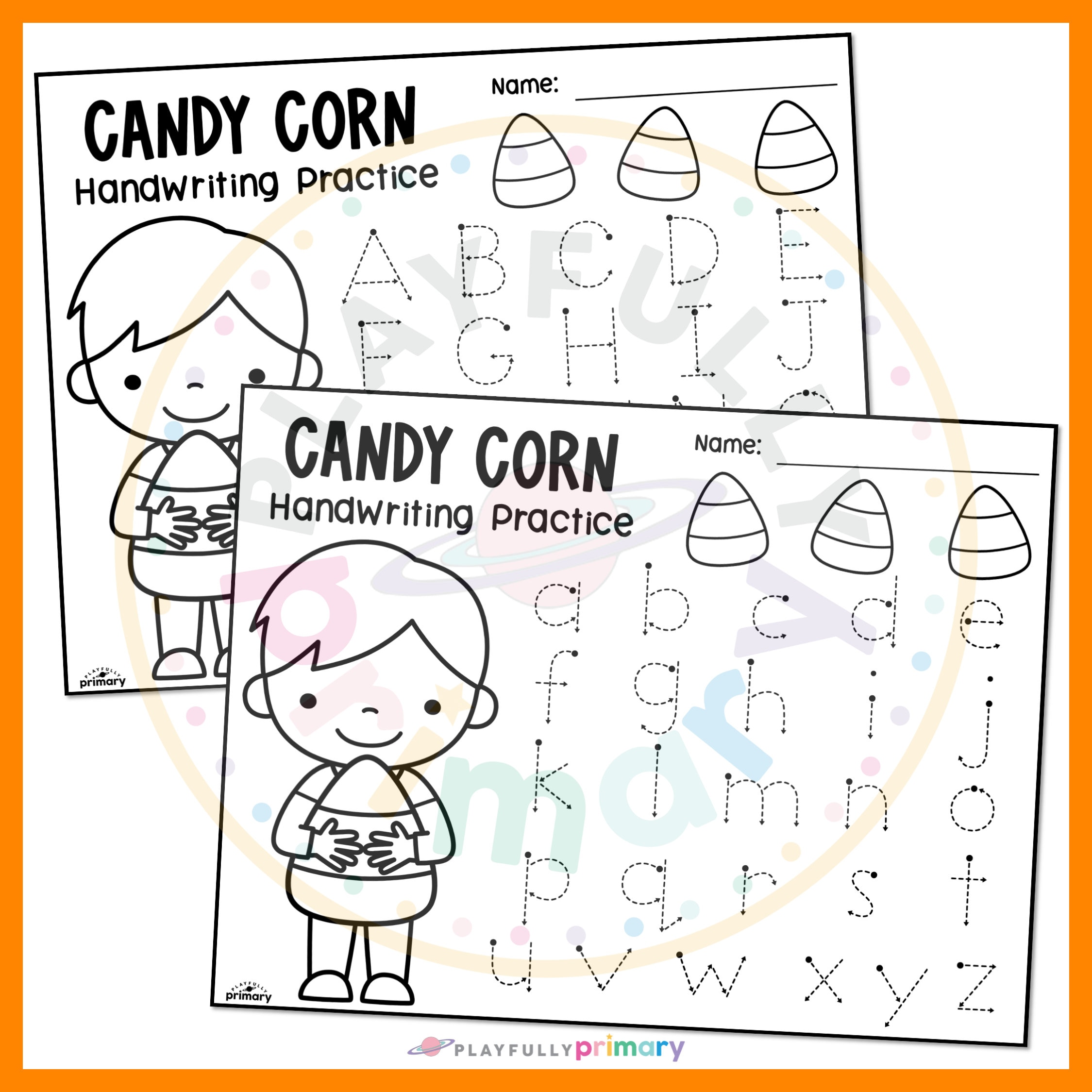 Halloween Handwriting Worksheet, Halloween Worksheets for Kindergarten ...