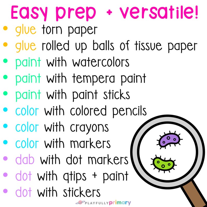 Germ Activities for Kids Printable Worksheets, Germs Coloring Page ...