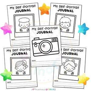 Monthly Self Portrait Preschool + Kindergarten Printable, My Self ...