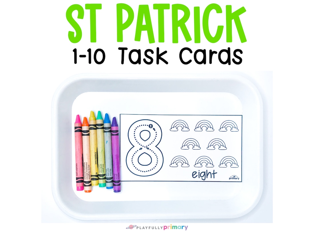 St Patrick's Day Math - Counting to 10 - Leprechaun Pot of Gold - Coins ...