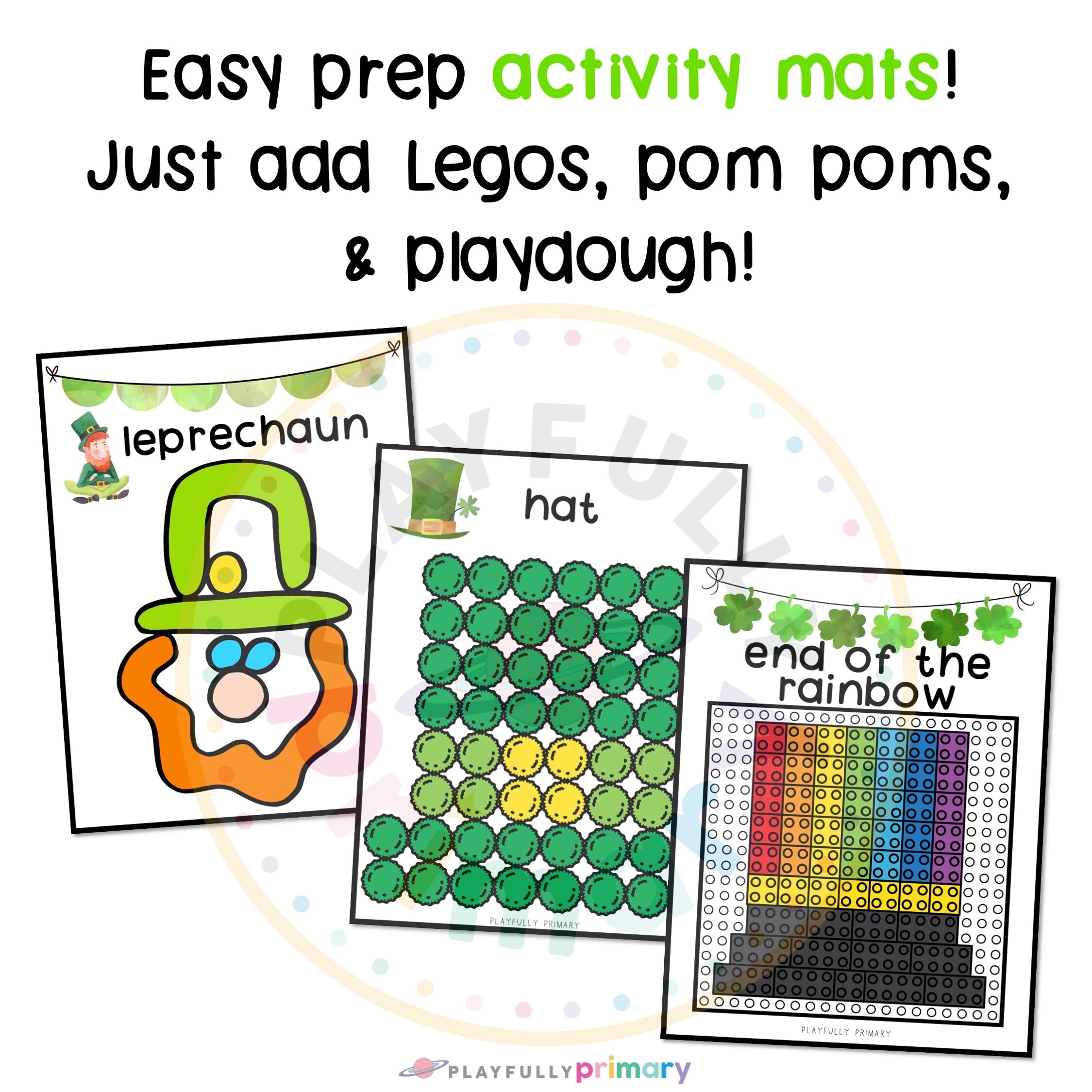 St Patrick's Day Fine Motor Activities | Preschool Scissor Skills ...