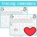 February Calendar 2025 Printable Calendar Tracing Worksheet, Traceable ...