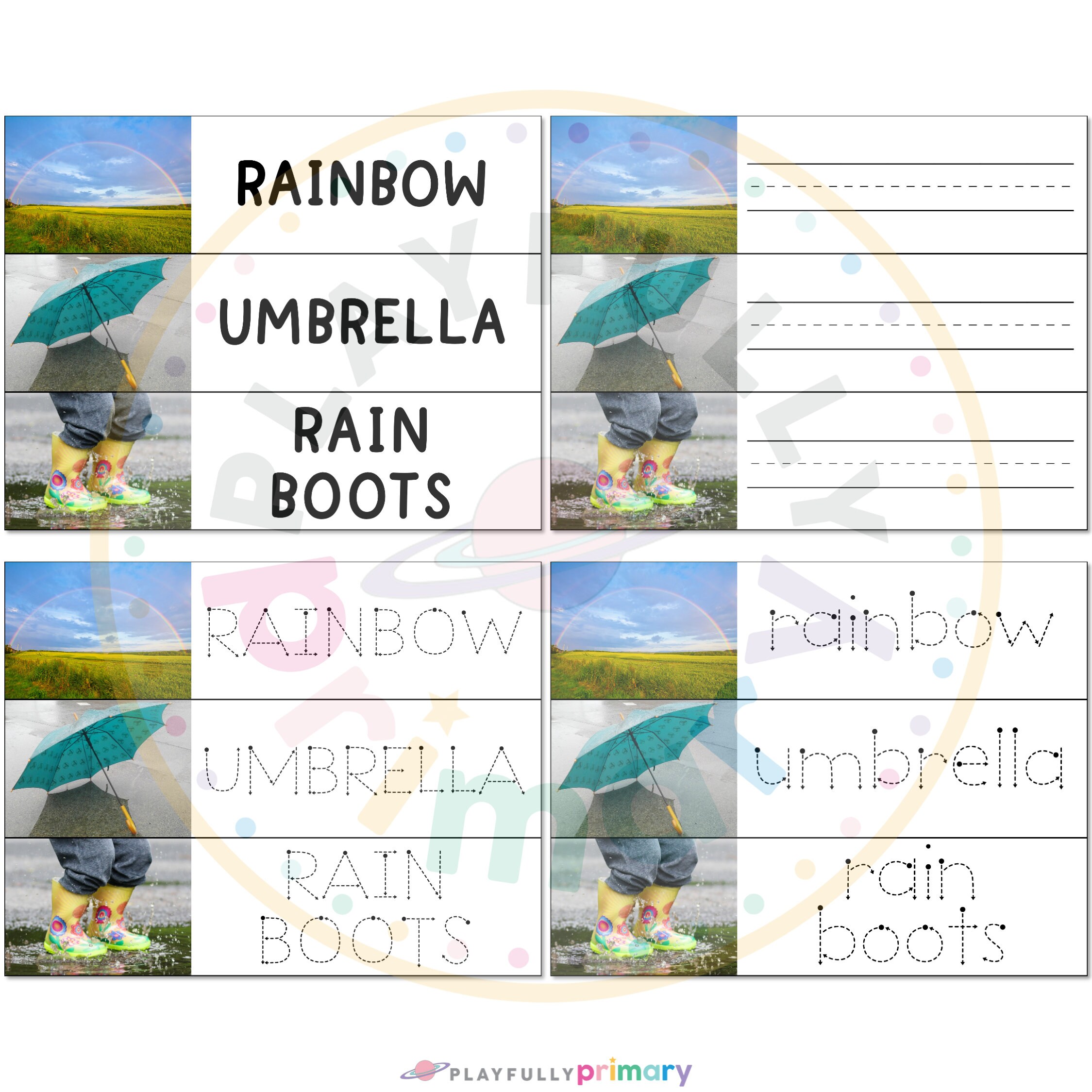 Spring Vocabulary Words With Pictures, Homeschool Spring Vocabulary ...