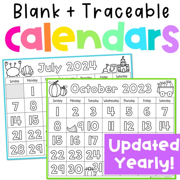 Montessori Calendar - Etsy