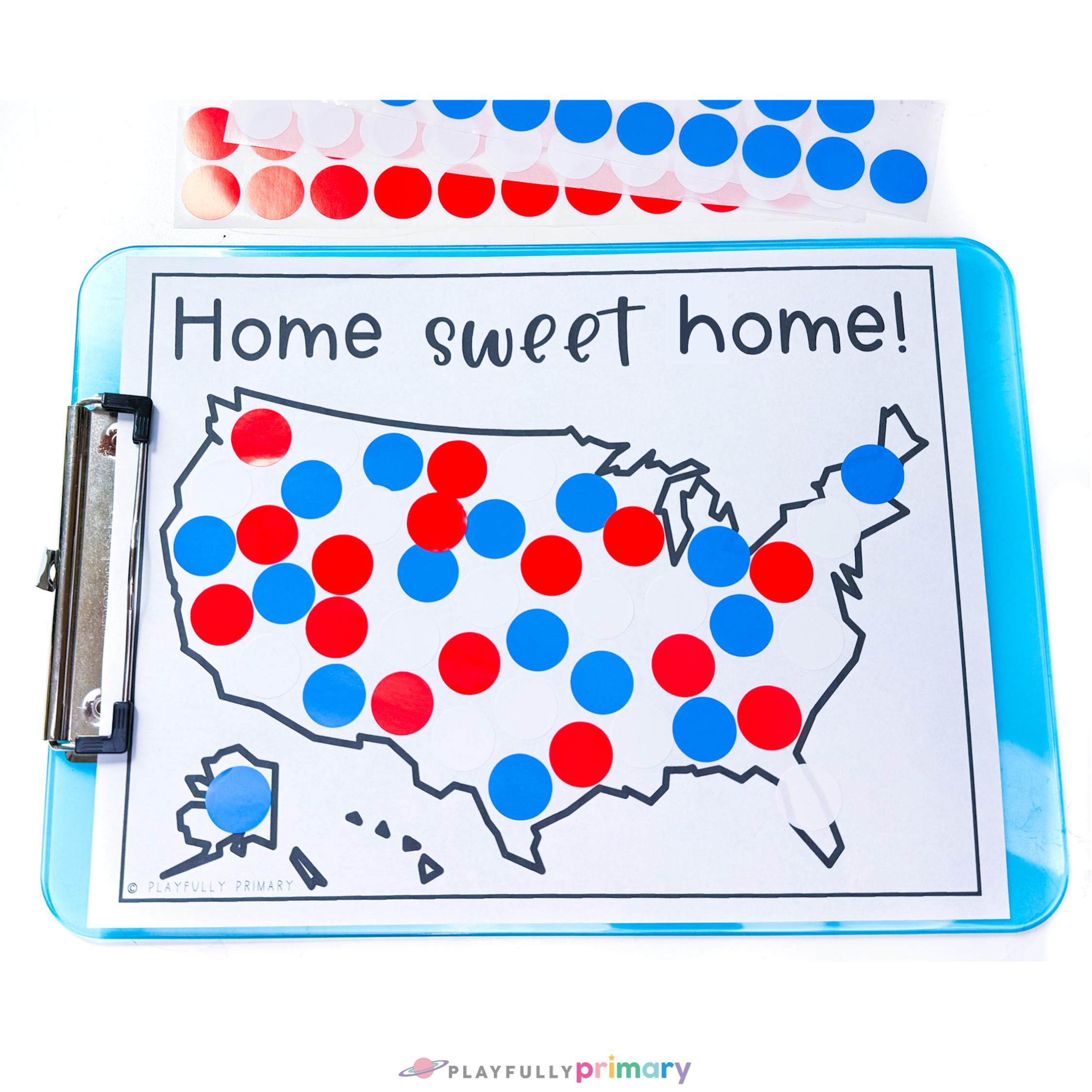 USA Crafts for Kids Printable | Preschool Craft Templates for ...