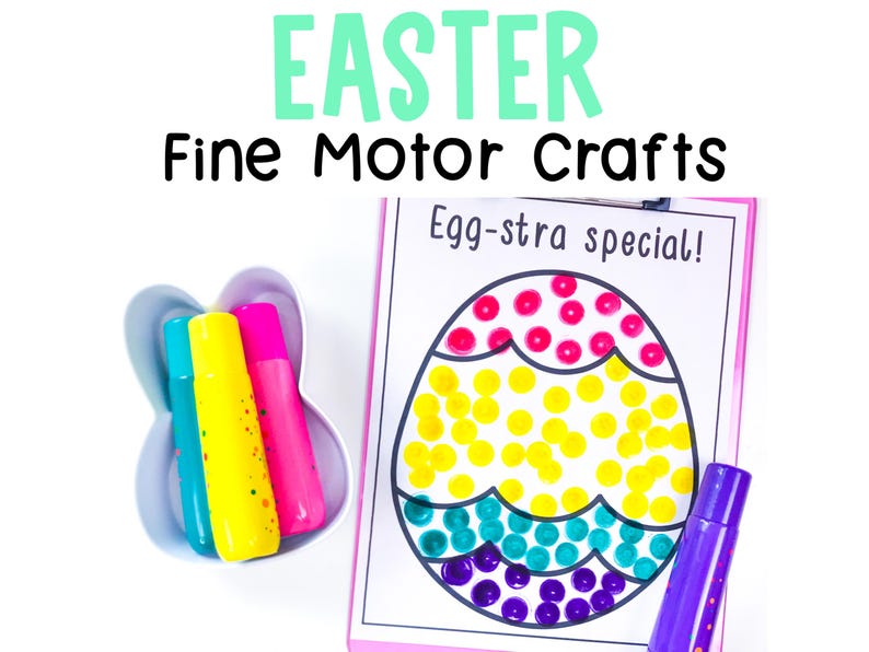 Printable Easter Crafts for Kids | Easy Preschool Craft Templates for ...