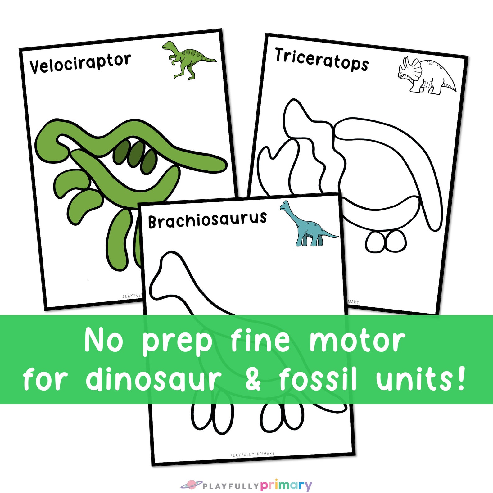 Dinosaur Playdough Mats, Dinosaur Preschool Theme, Dinosaur Homeschool ...