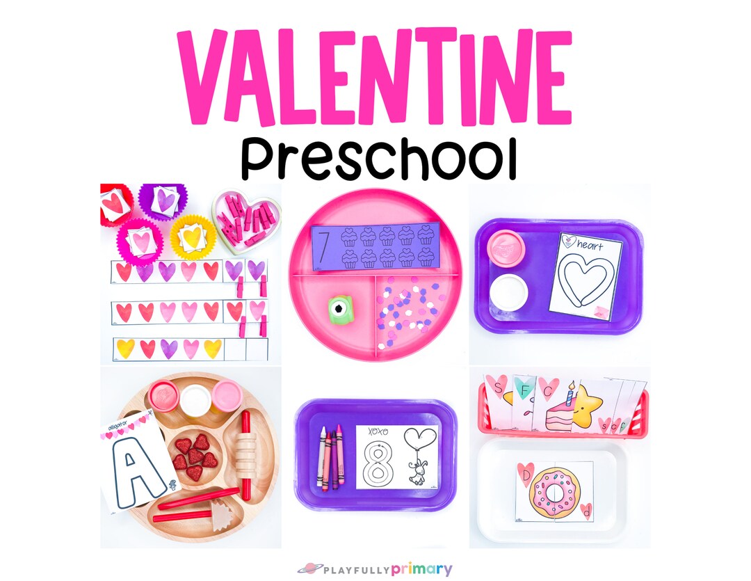 Valentines Day Preschool Printables, Homeschool Valentine Activity ...