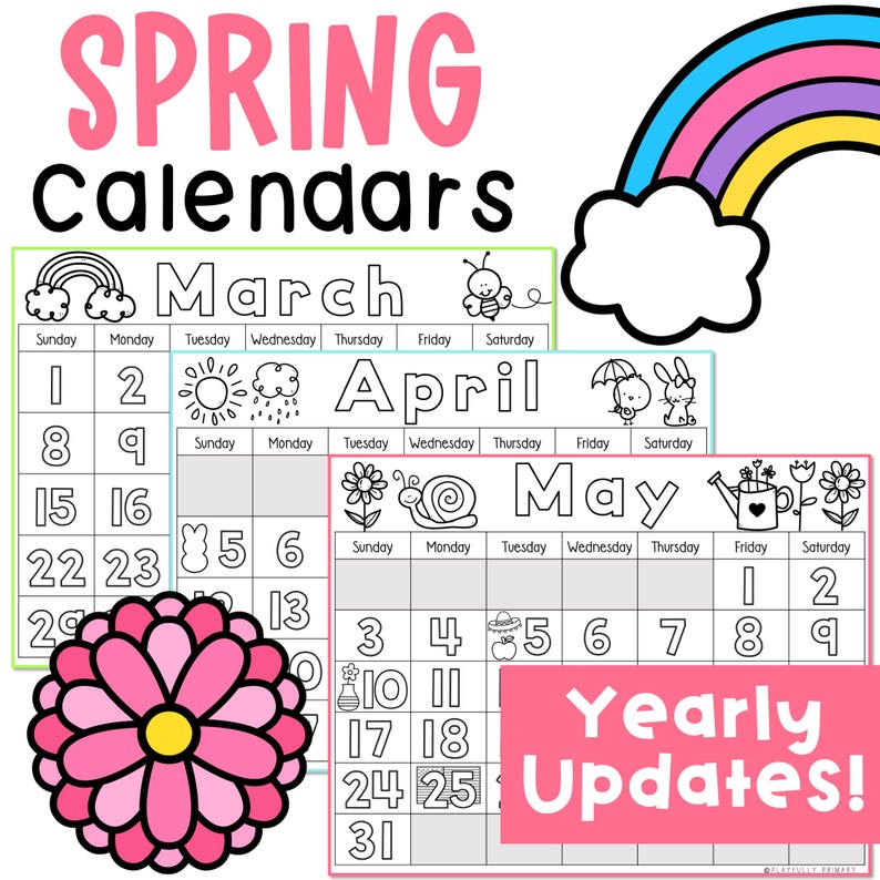 Monthly Calendar Tracing Numbers and Coloring Pages for Kids Printable ...