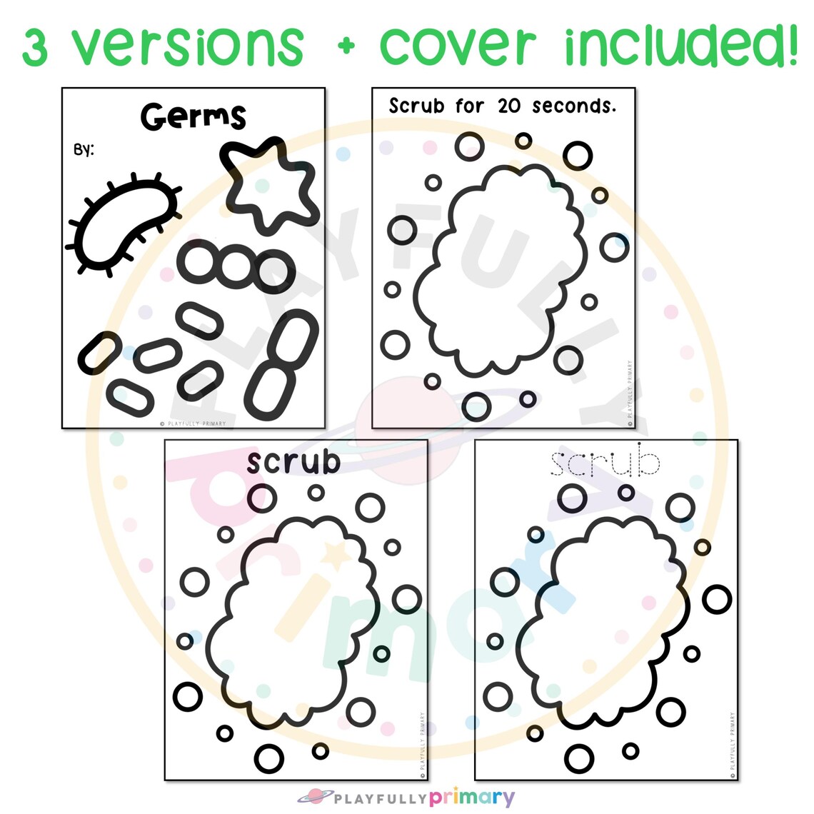 Germs Crafts for Kids Printable | Preschool Craft Templates for ...