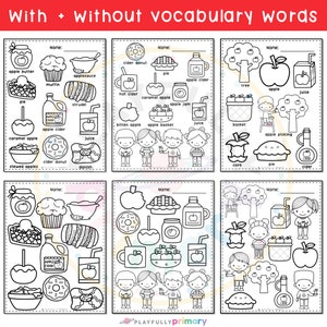 Apple Coloring Pages for Kids, Life Cycle of an Apple Theme Unit Study ...