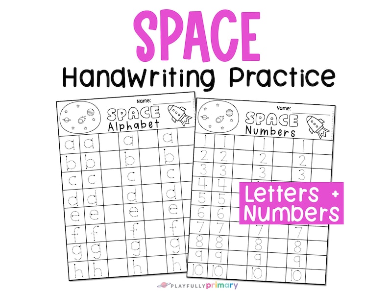 Space Alphabet, Printable Outer Space Activities, Space Unit Study ...