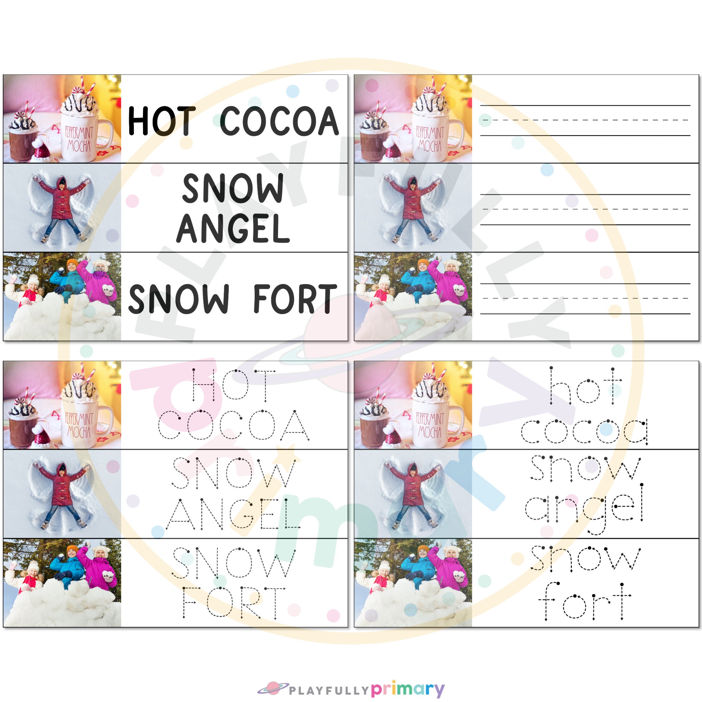 Winter Vocabulary Words With Pictures, Homeschool Winter Vocabulary ...