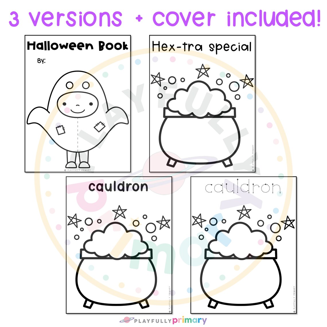 Halloween Printable for Preschool Kindergarten, Homeschool Halloween ...