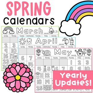 Monthly Calendar Tracing Numbers and Coloring Pages for Kids Printable ...