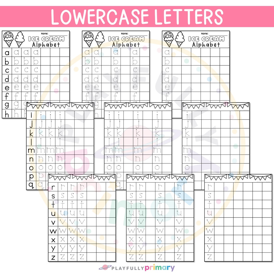 Kindergarten Summer Alphabet Worksheet, Printable Summer Packet Number ...