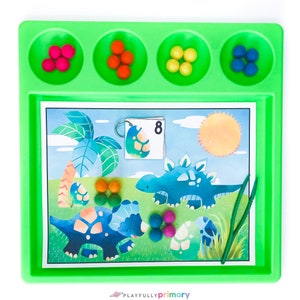 Dinosaur Counting Activities Preschool Counting to 10, Dinosaur ...