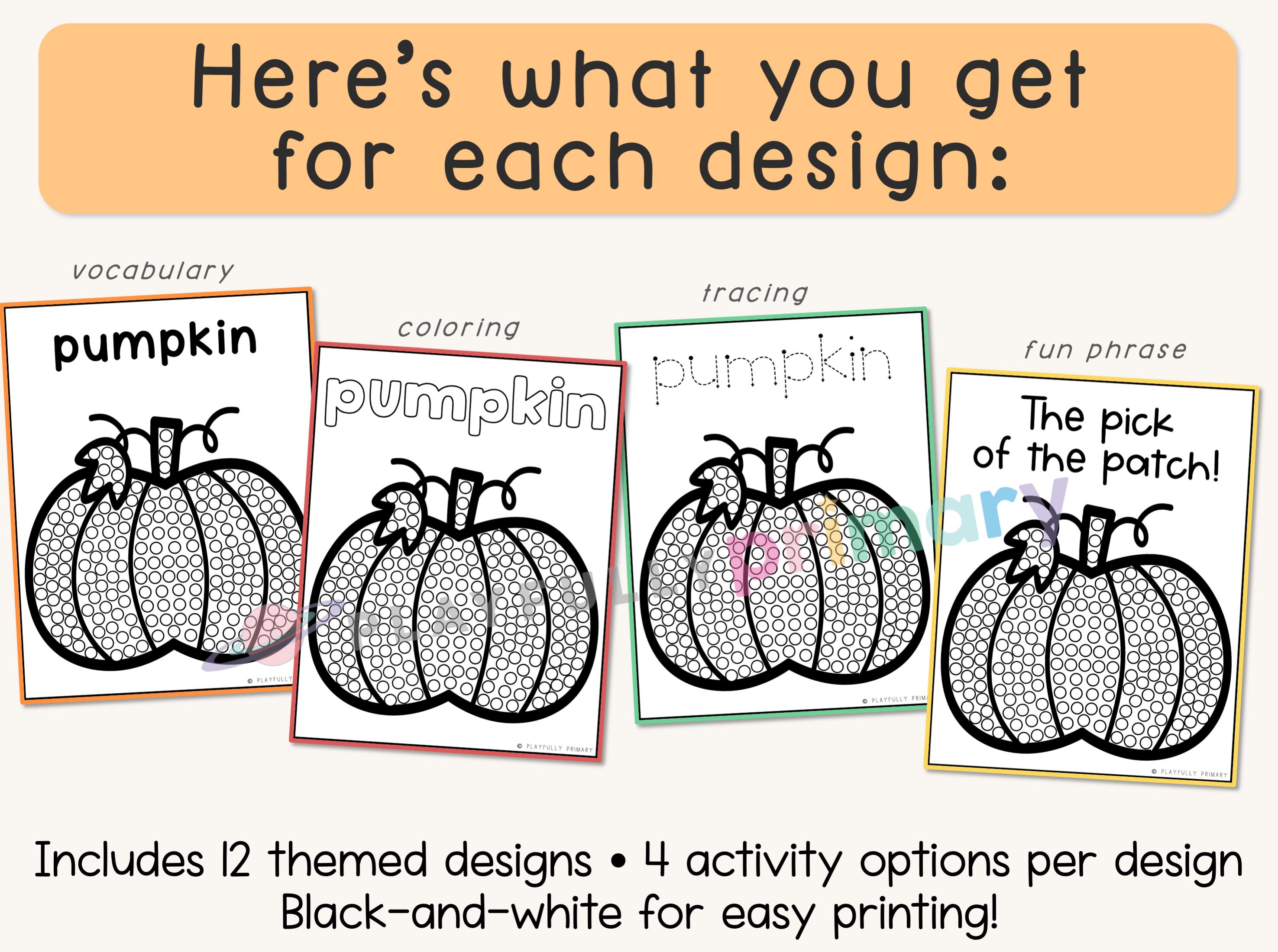 Fall Q-tip Painting Craft - Fine Motor Art for Preschool and ...