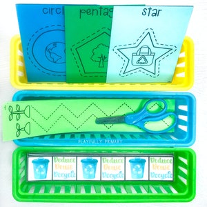 Earth Day Fine Motor Activities | Preschool Scissor Skills & Cutting ...