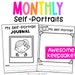 Monthly Self Portrait Preschool + Kindergarten Printable, My Self ...