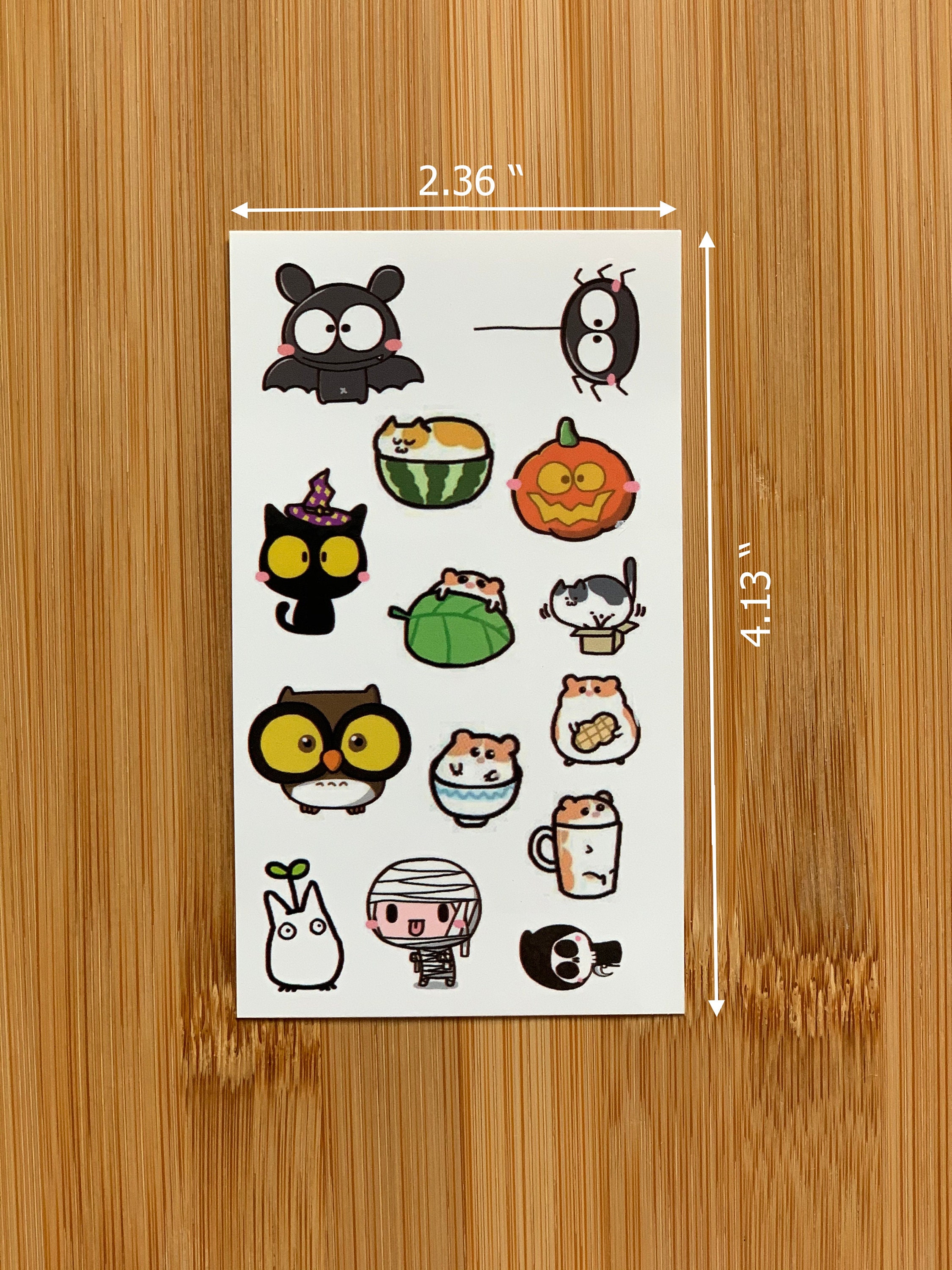 Kids temporary tattoos 14 small tattoos | Etsy