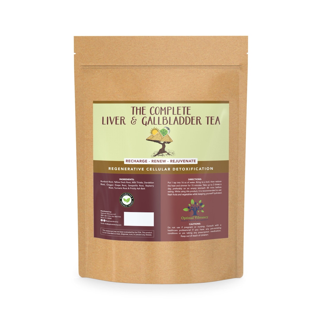 Liver & Gallbladder Complete Herbal Tea Recharge Renew Rejuvenate ...