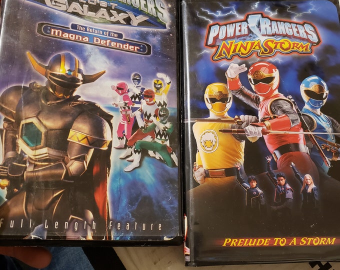 Power Rangers Vhs Tape Lot | Etsy