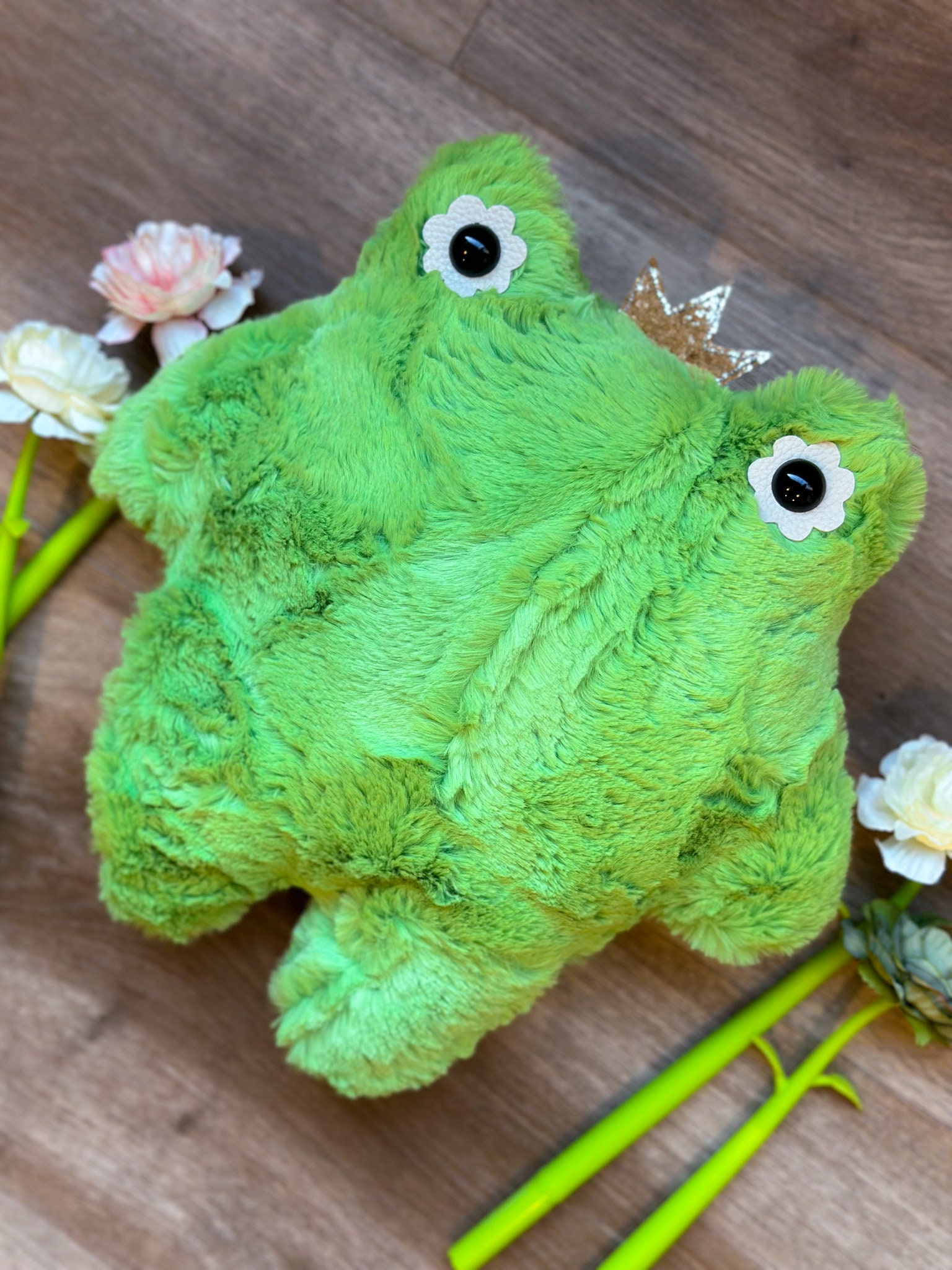 Frog Prince Plushie Stuffed Animal - Etsy