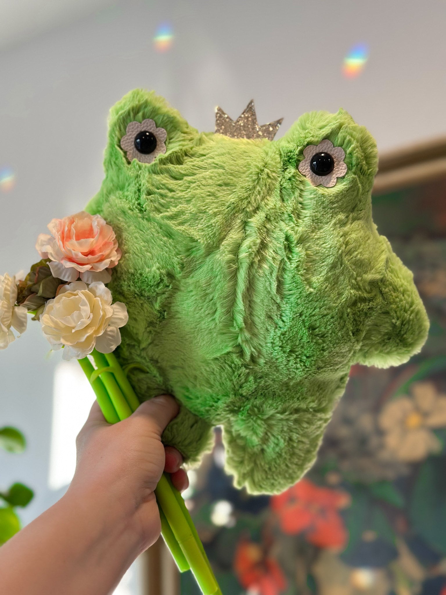Frog Prince Plushie Stuffed Animal - Etsy