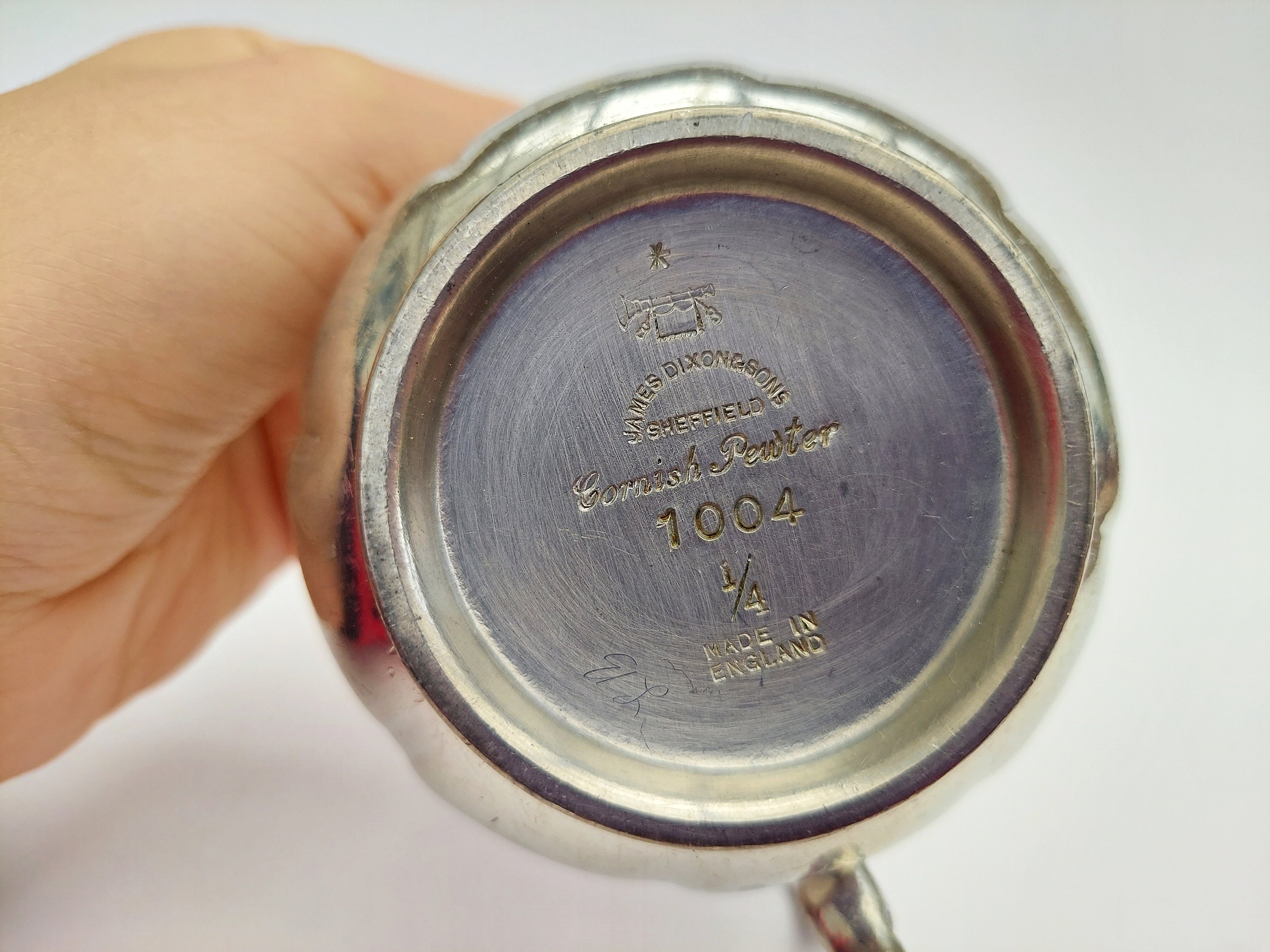 Cornish Pewter Creamer James Dixon&sons Made in England - Etsy