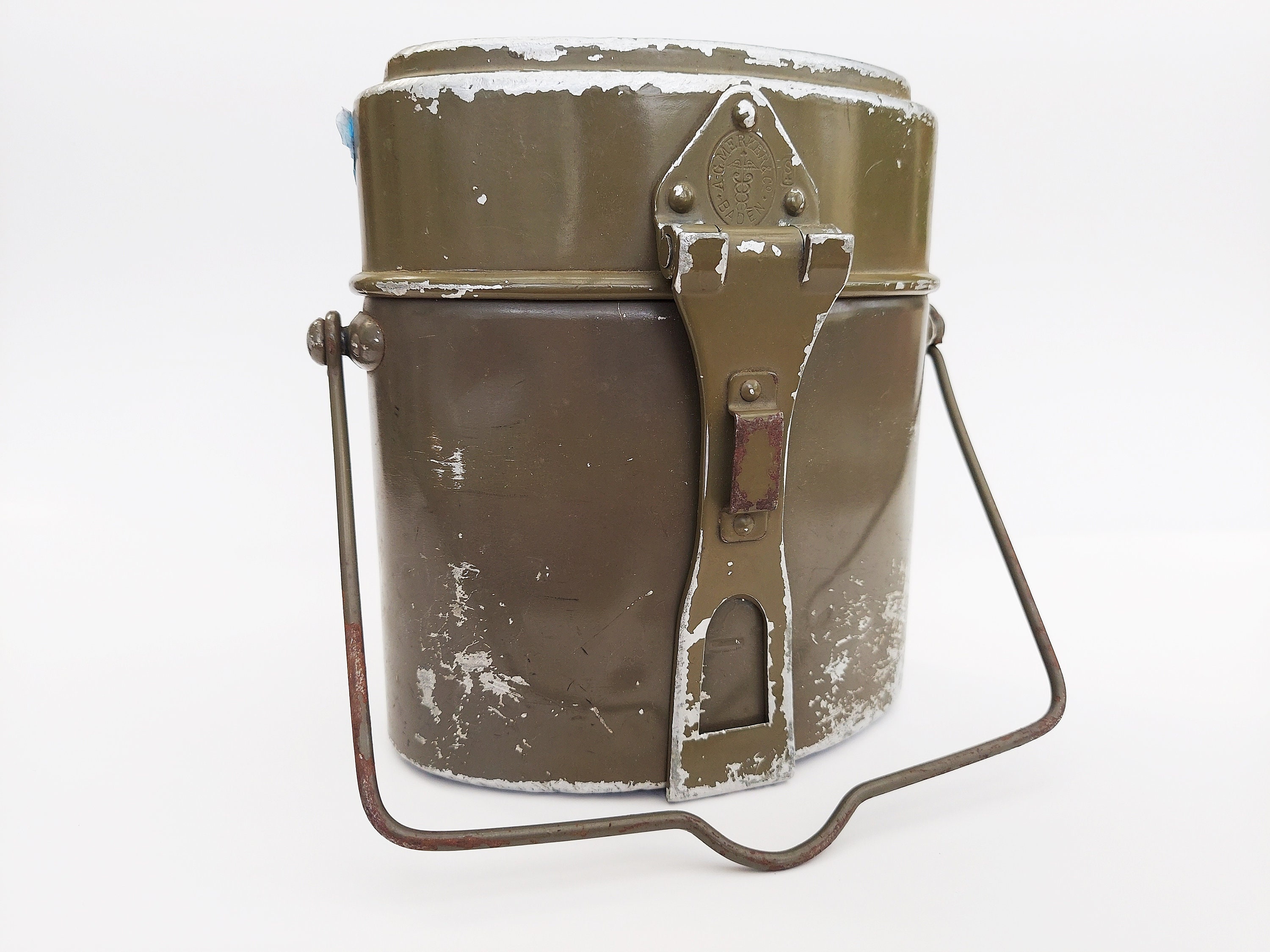 Original Swiss Army Drink Flask Canteen With Spoon and Fork in Sack - Etsy