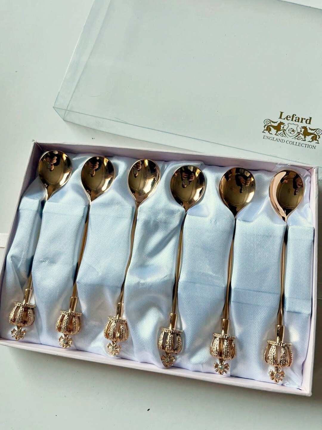 Set of 6 British Royal Style Teaspoons , Gift for Tea Lovers - Etsy UK
