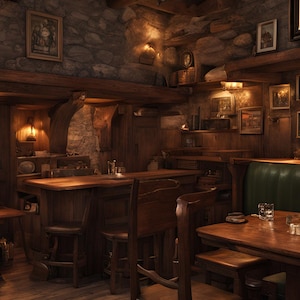 Zoom Background 4 Pack, Virtual Meeting Backdrop, Cozy Old Tavern - Etsy