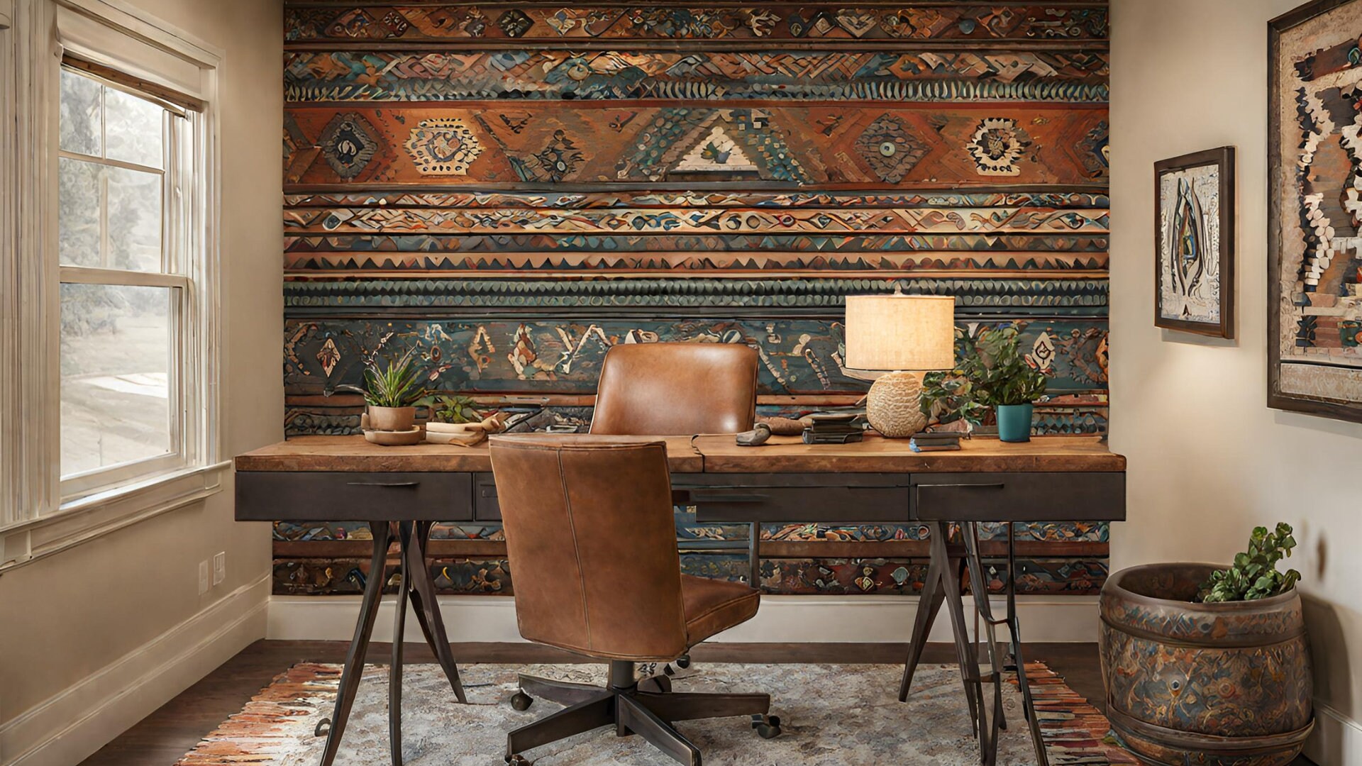 3 Pack, Zoom Virtual Background, Southwestern Style Home Office - Etsy