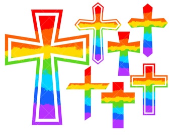 Christian Rainbow Art - Etsy