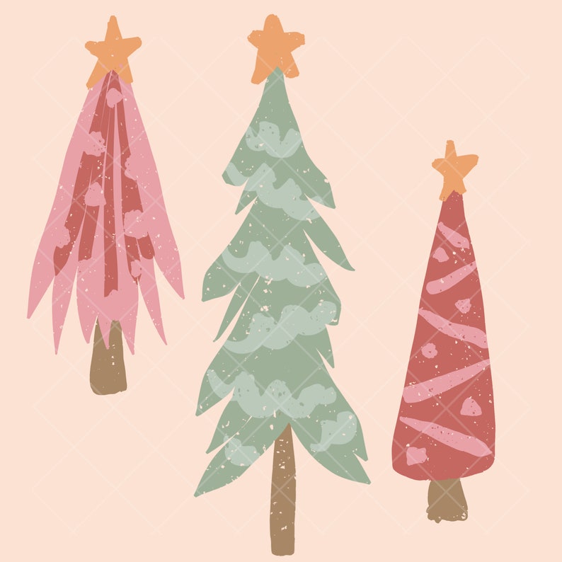 Christmas Clip Art, Pink Christmas, Christmas PNG, Christmas ...