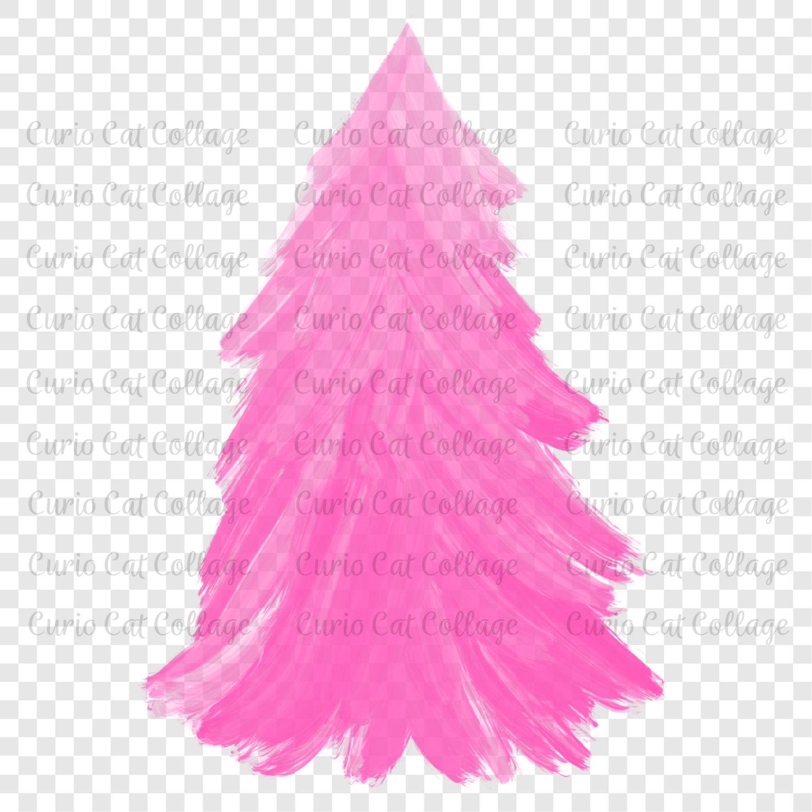 Pink Trees Clip Art, Pink Christmas Sublimation, Christmas PNG, 300 DPI ...