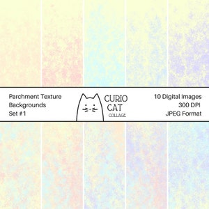 Pastel Parchment Texture Backgrounds | Digital Paper | Instant Download ...