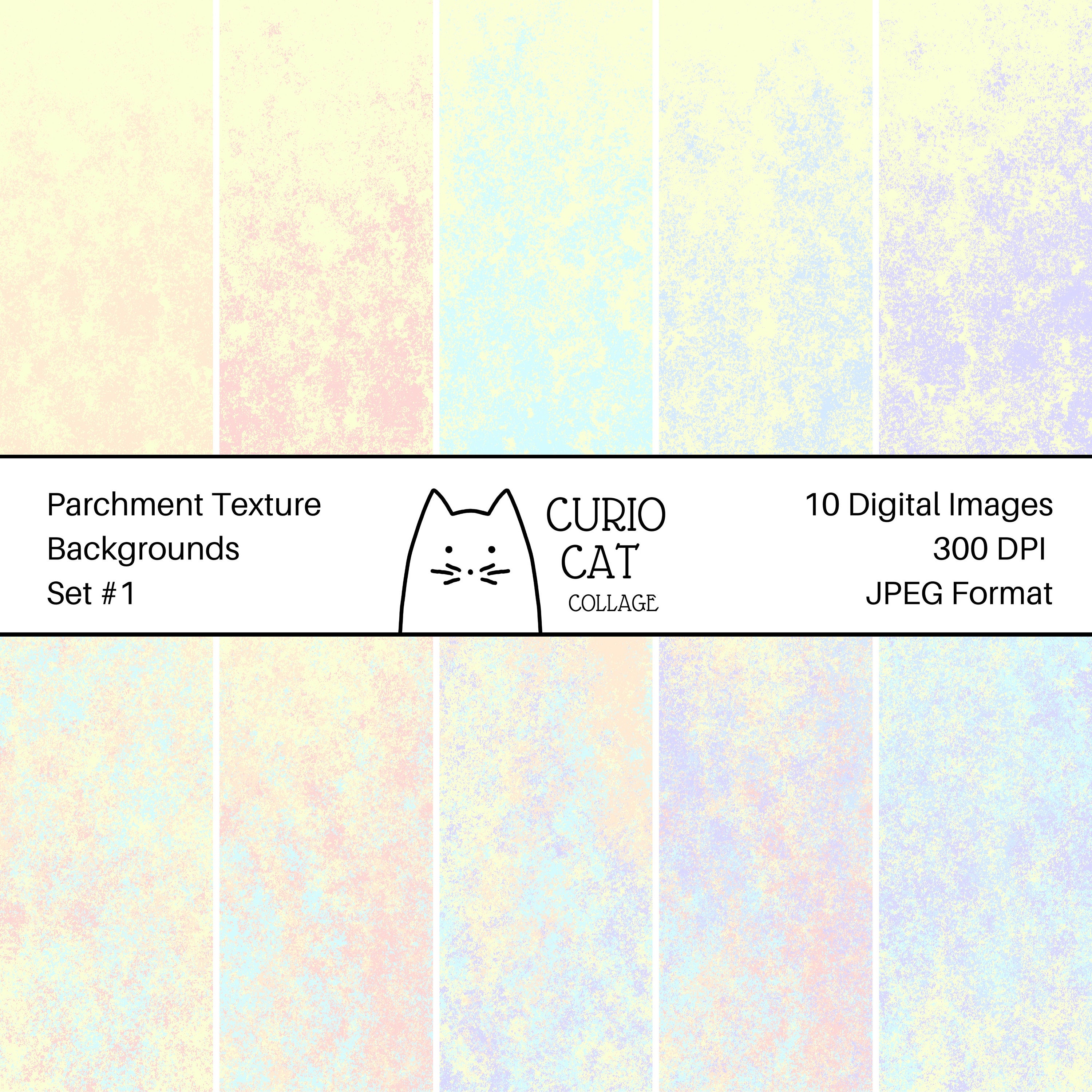 Pastel Parchment Texture Backgrounds Digital Paper Instant Download ...