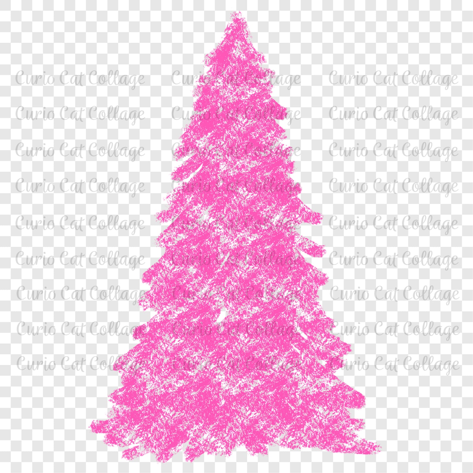 Pink Trees Clip Art, Pink Christmas Sublimation, Christmas PNG, 300 DPI ...