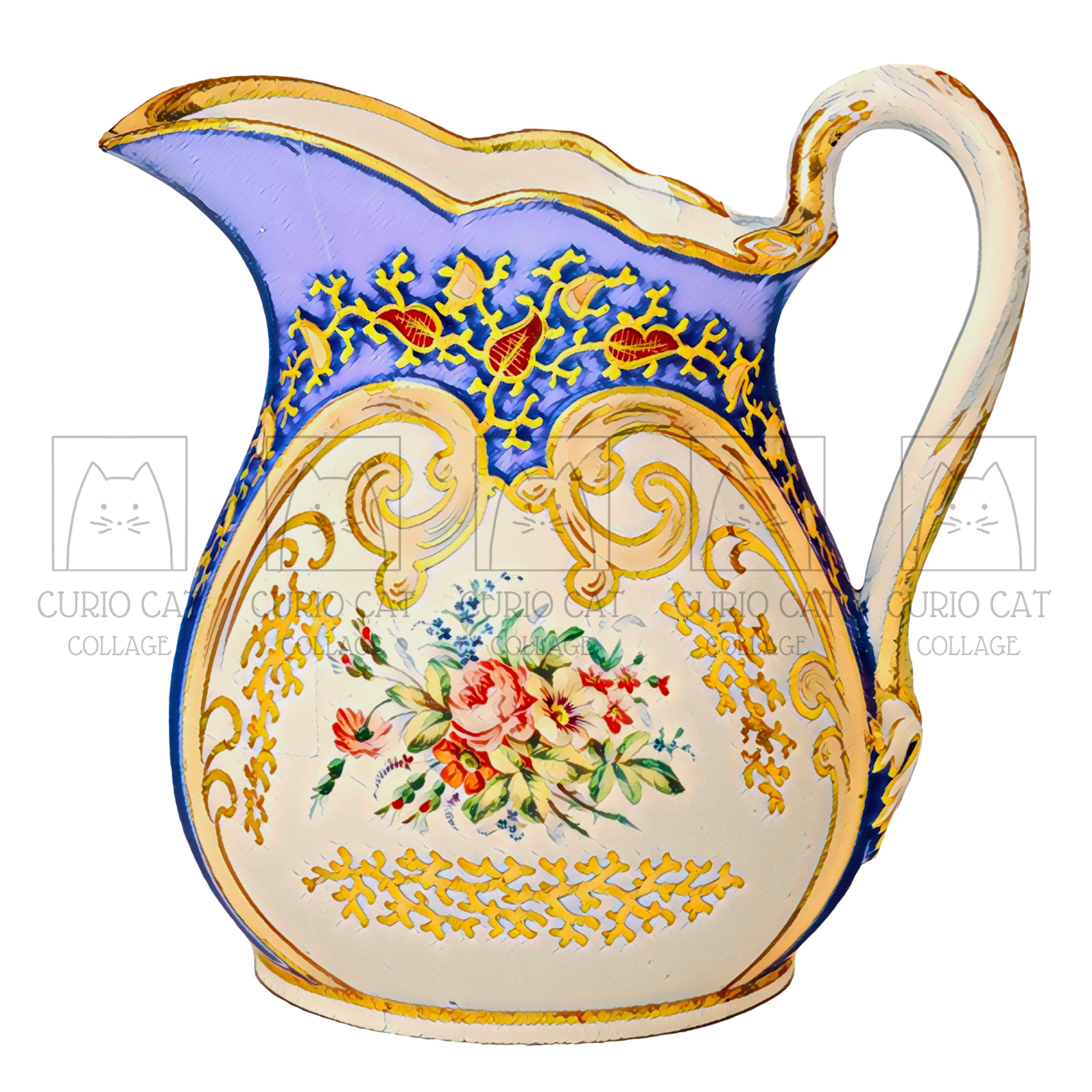 Antique Pitchers Clip Art Set Digital Download 300 DPI PNG With ...