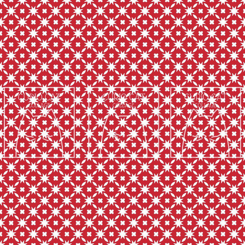 Red and White Background Set School Colors Team Colors Digital - Etsy