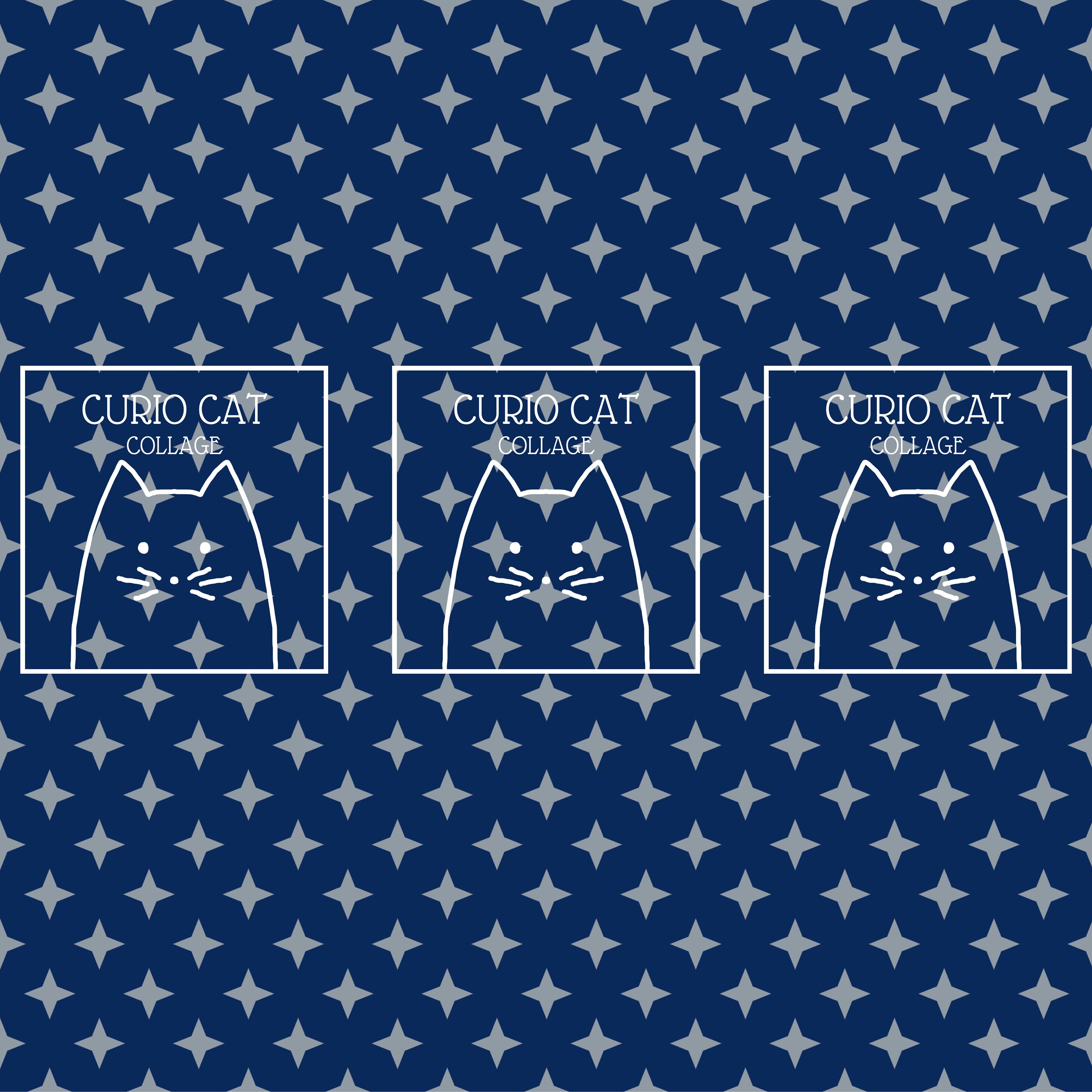Navy Blue Gray and White Background Set School Colors Team - Etsy