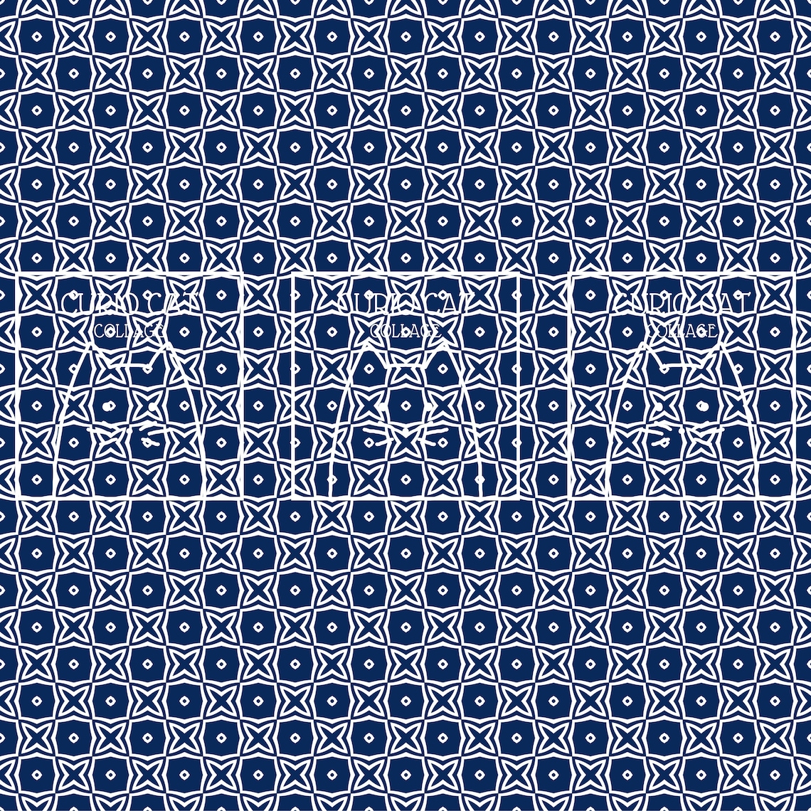 Navy and White Background Set School Colors Team Colors Digital Paper ...